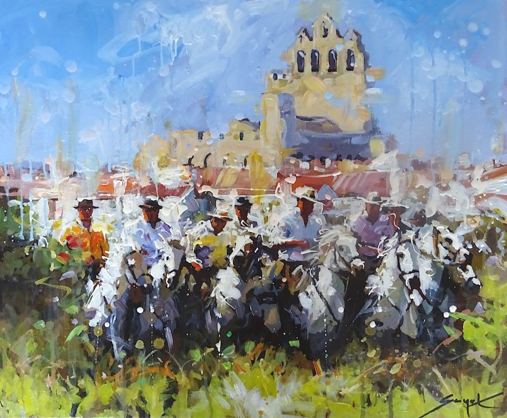 The guardians at Saintes Maries de la Mer - 2025 - Marc Guyot peintre