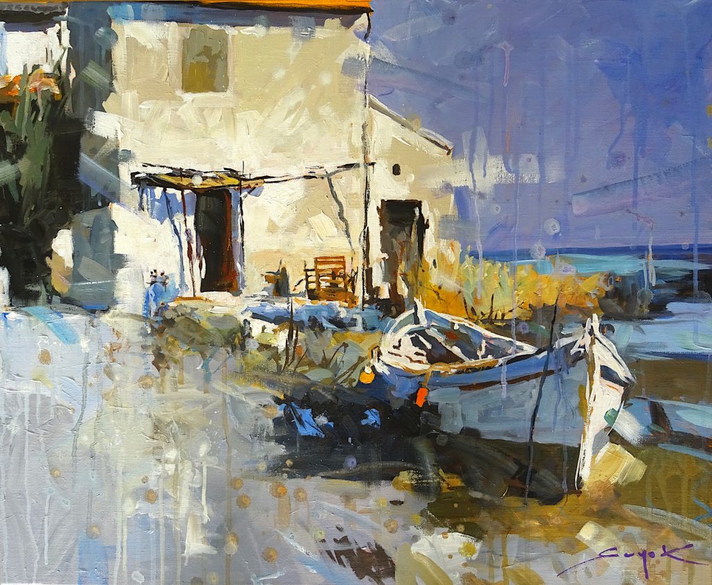 Light on the pond - 2025 - Marc Guyot peintre